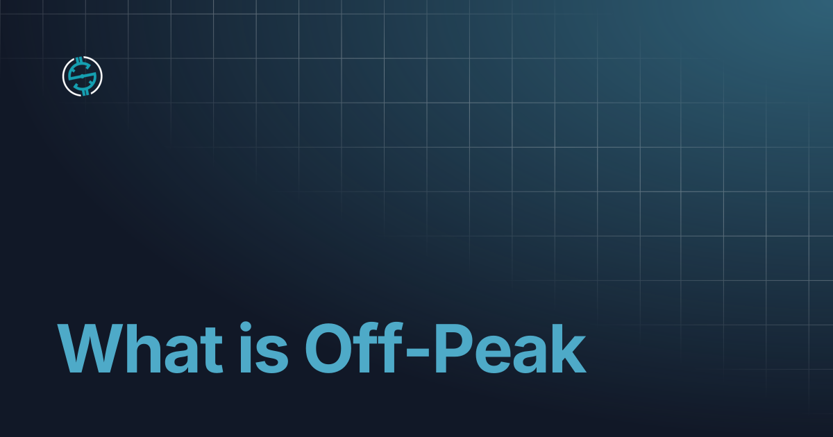 What is Off-Peak | Service Time